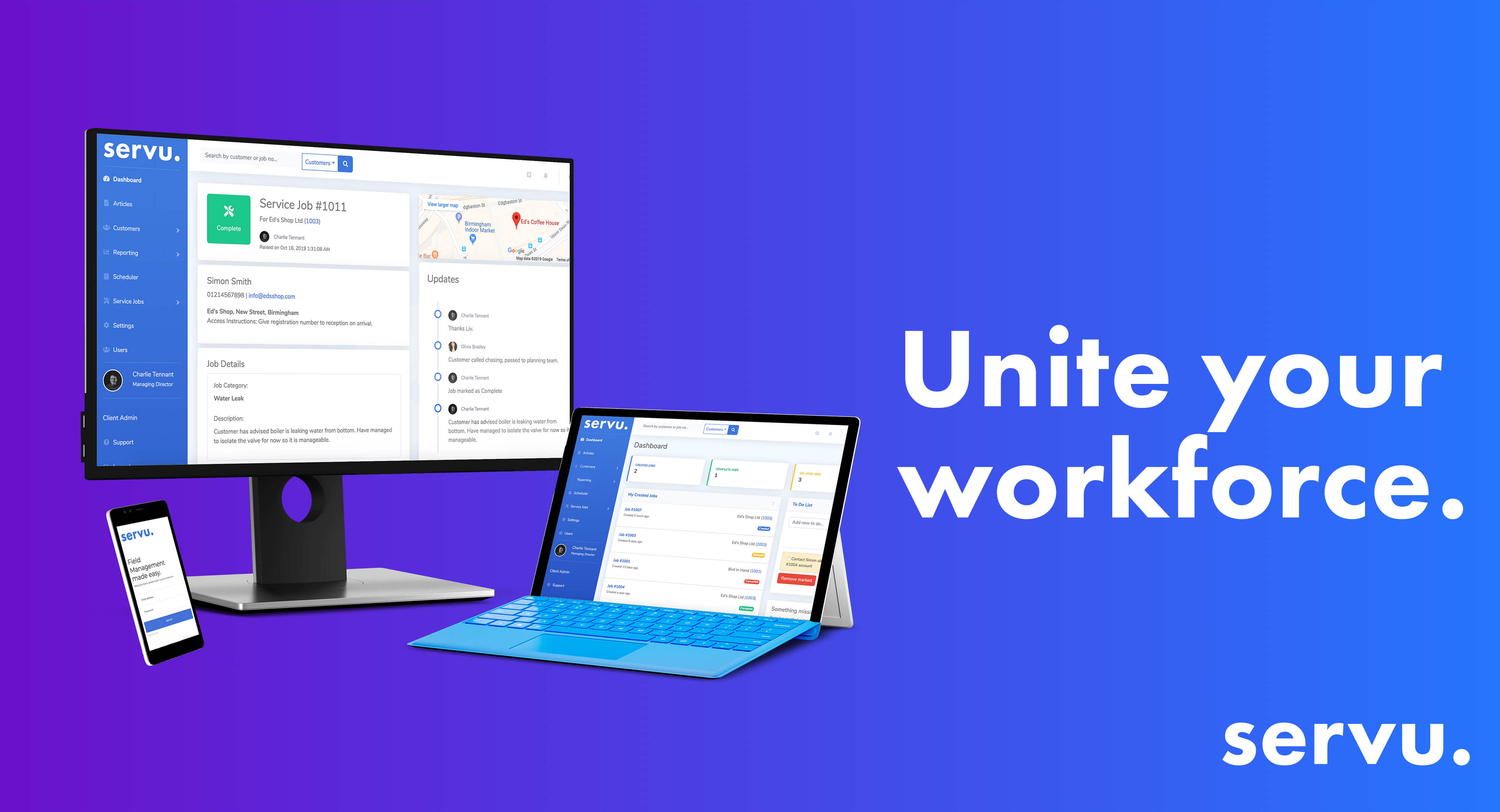 All-in-one Field Service Management Software | Servu